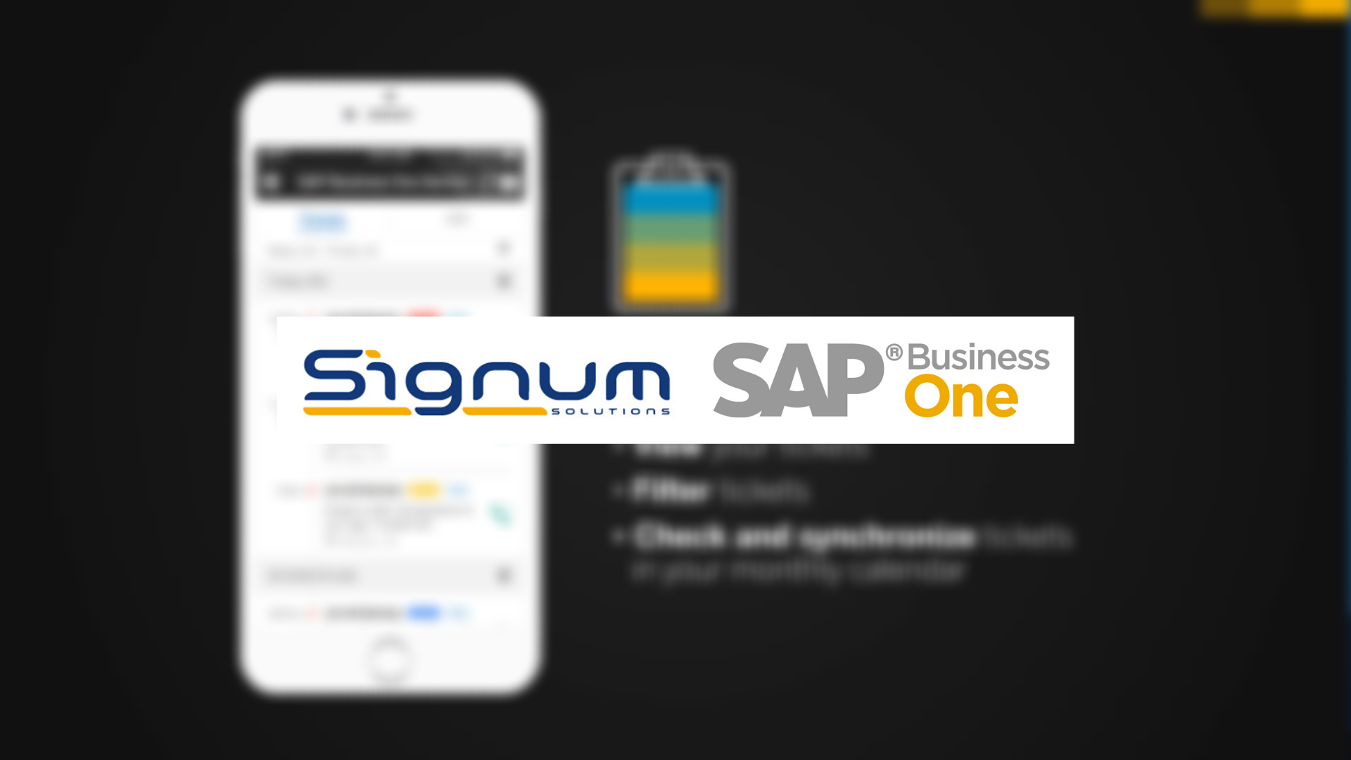 Signum Solutions | SAP Business One Sales Mobile App